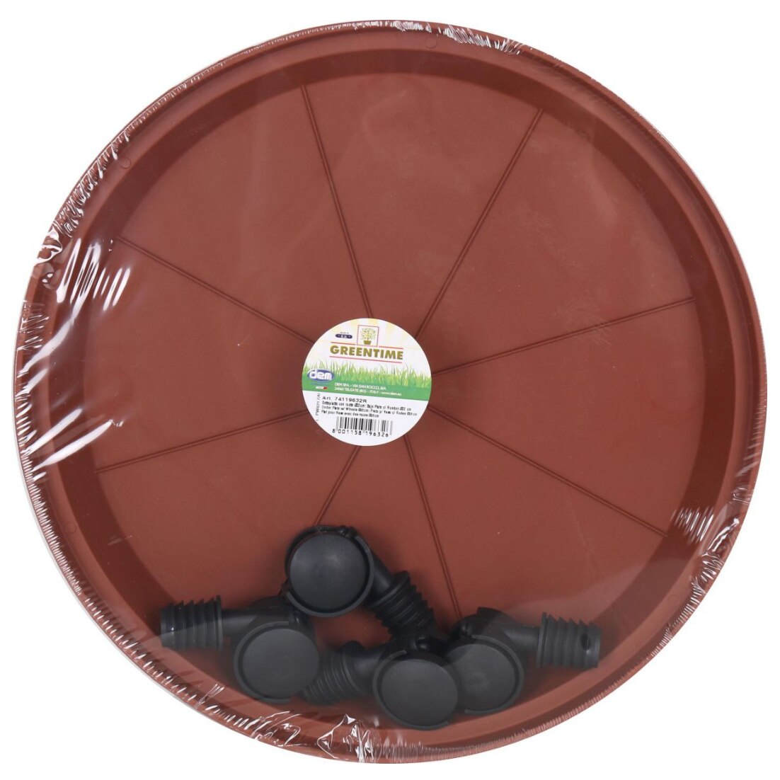 Suport cu roti pentru ghivece, 32x32x12.5cm, Dem Italia - eMAG.ro