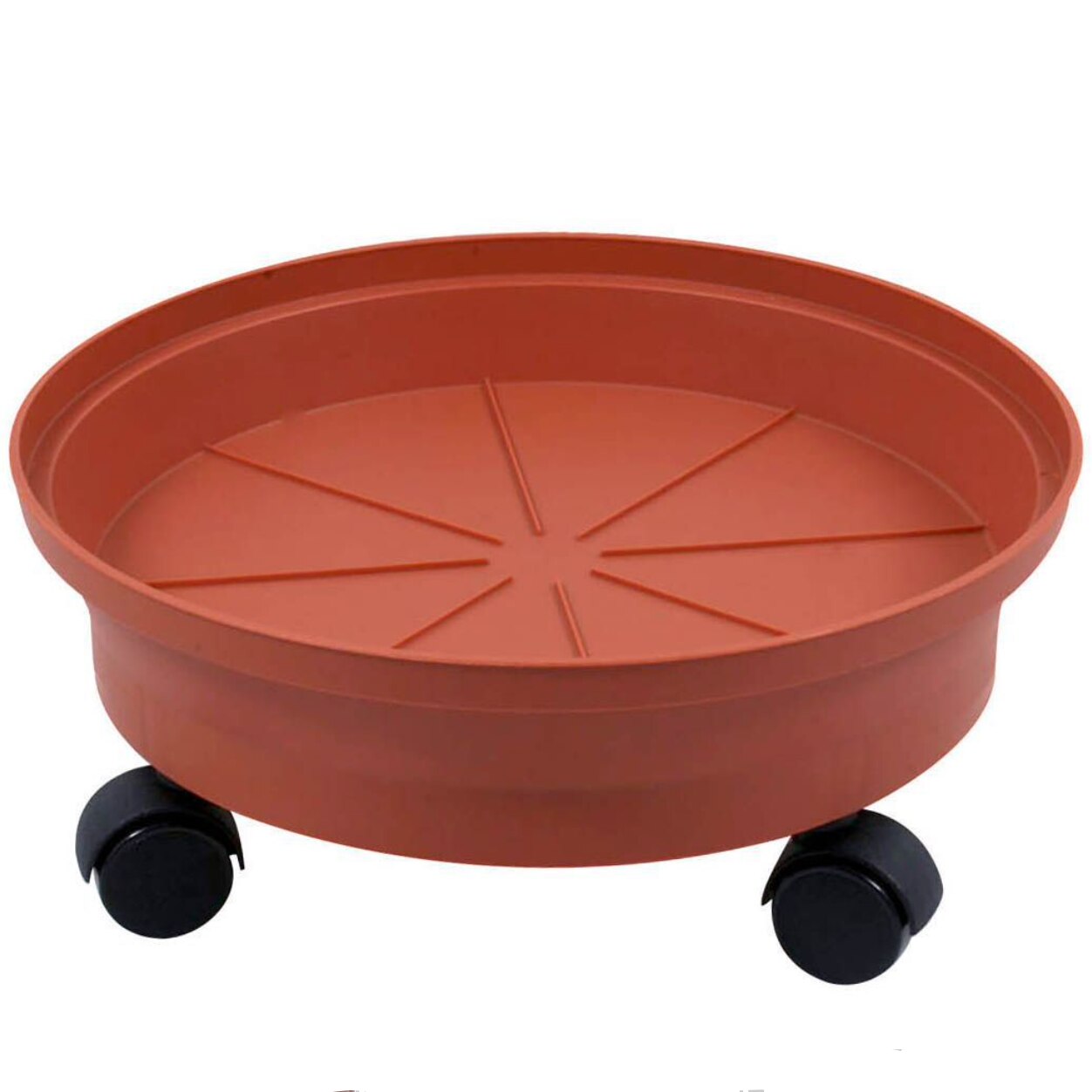 Suport cu roti pentru ghivece, 32x32x12.5cm, Dem Italia - eMAG.ro