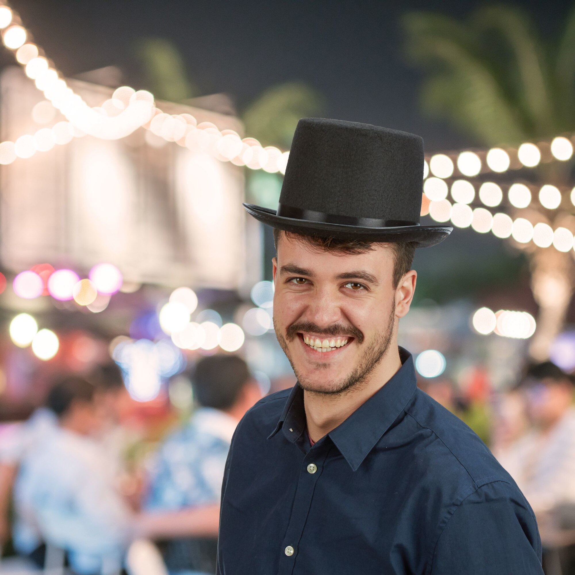 Joben magician, carnaval, Relaxdays, negru, marime universala ...