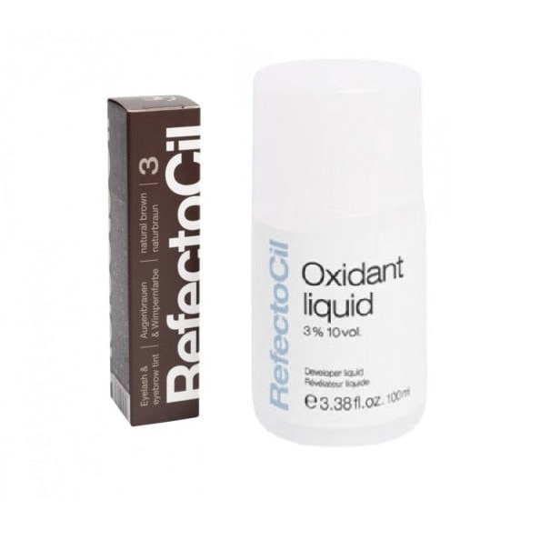 Set complet RefectoCil pentru vopsire gene si sprancene cu Oxidant ...