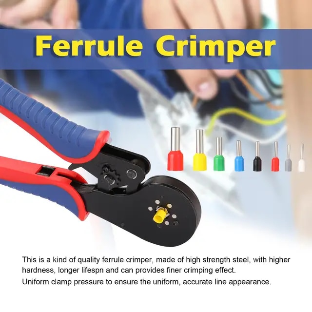 Cleste hexagonal pentru sertizat papuci PIN, 16-6A, 0.08-16mm - eMAG.ro