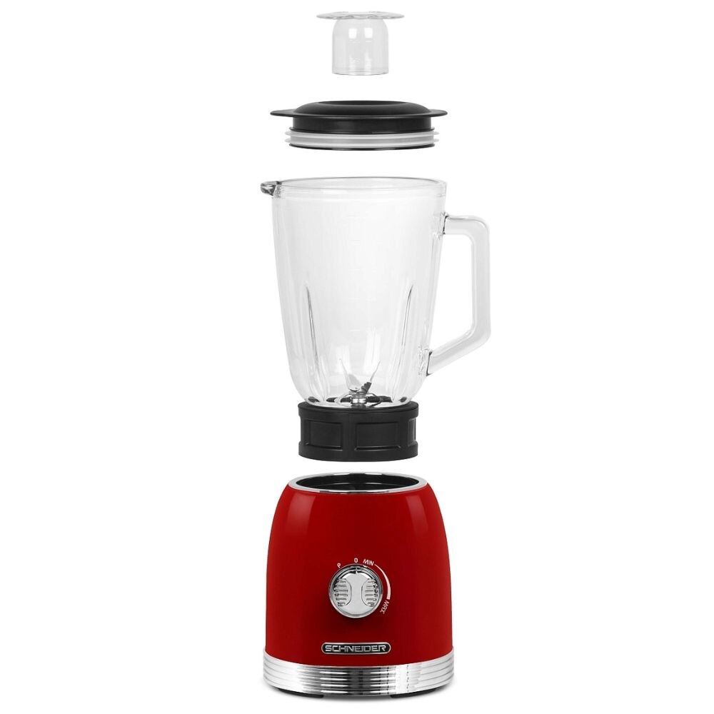 Блендер Schneider SCBL15R, 800 W, 1.5 л кана, 2 скорости на мощност ...