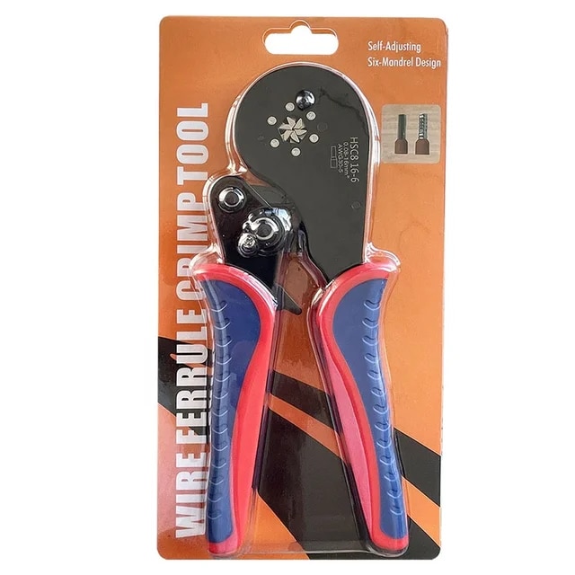 Cleste hexagonal pentru sertizat papuci PIN, 16-6A, 0.08-16mm - eMAG.ro