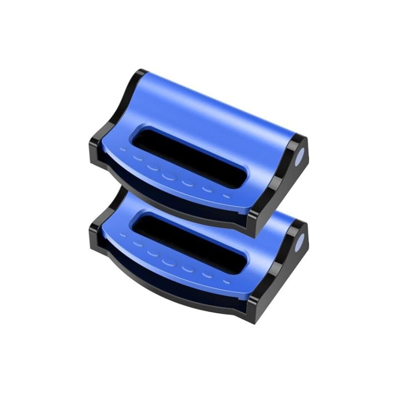 Set 2 x Cleme pentru Fixare Centura de Siguranta, albastru - eMAG.ro