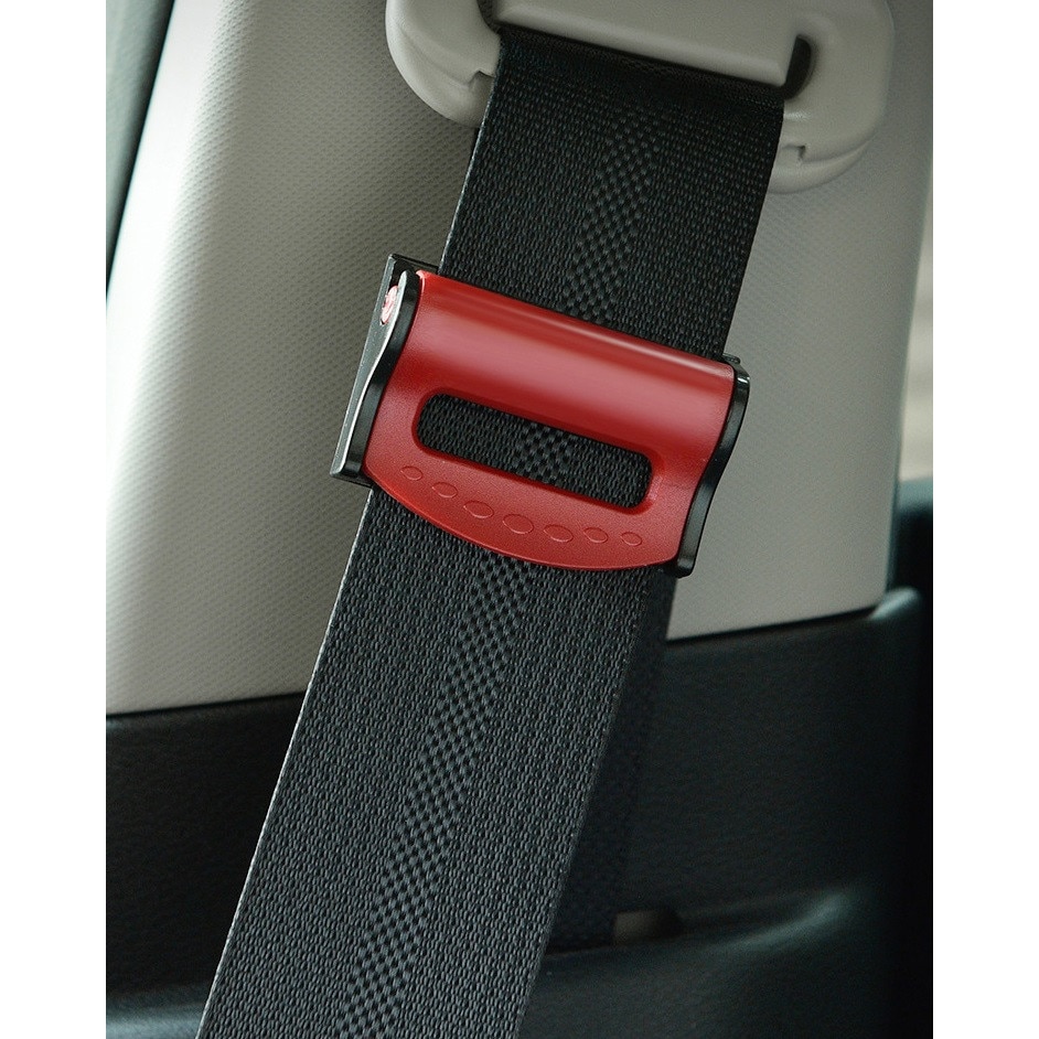 Set 2 x Cleme pentru Fixare Centura de Siguranta, Rosu - eMAG.ro