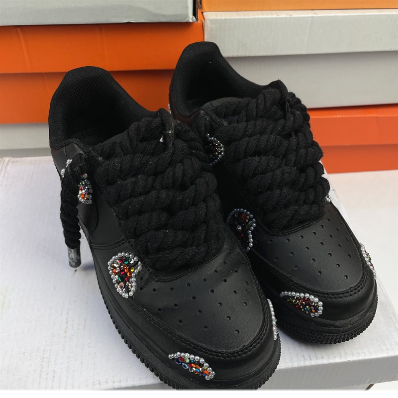 Sireturi funie rasucita -rope laces 140 cm negru - eMAG.ro