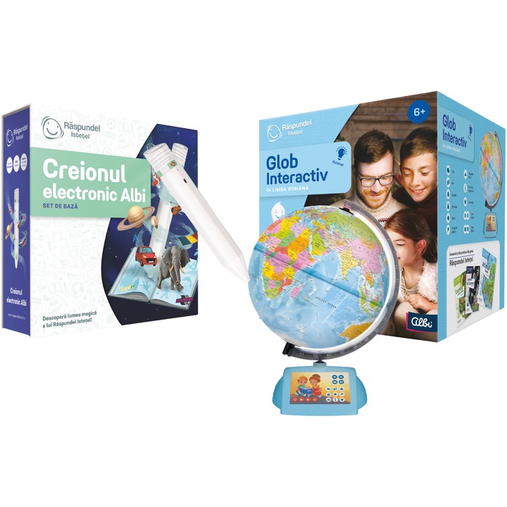 Pachet Raspundel Istetel - Glob interactiv + Creion interactiv Albi 2.0 ...