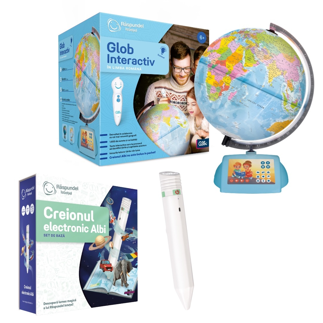 Pachet Raspundel Istetel - Glob interactiv + Creion interactiv Albi 2.0 ...