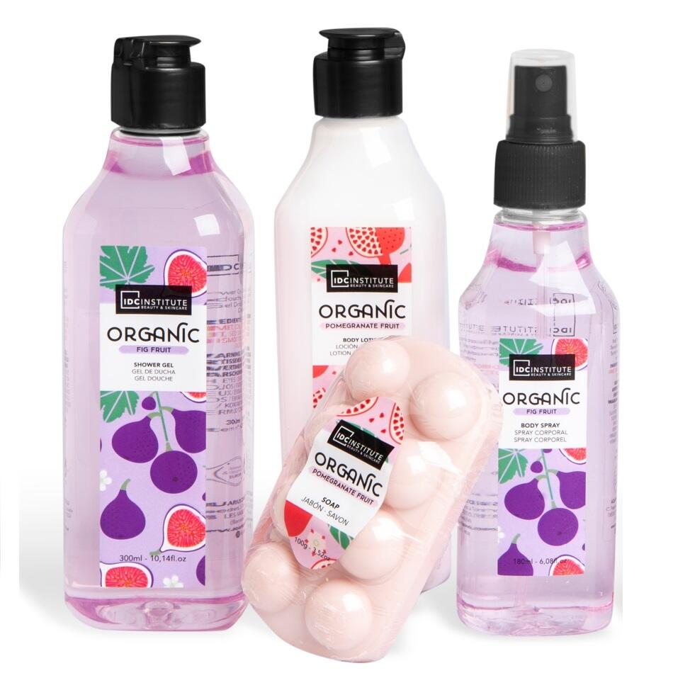 Set gel de dus, lotiune de corp, exfoliant de corp, spray de corp ...