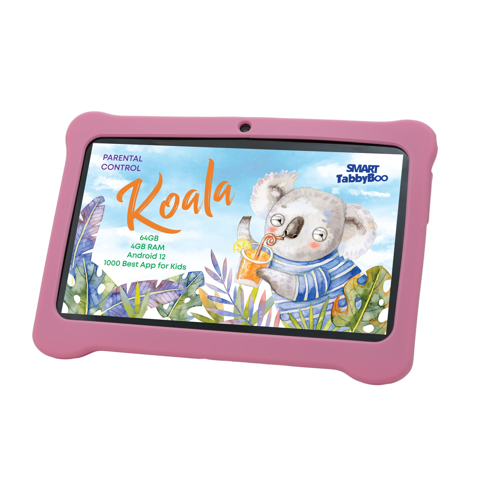 Tableta SMART TabbyBoo Koala Fun, 4GB RAM, 64GB, Android 12 cu control ...