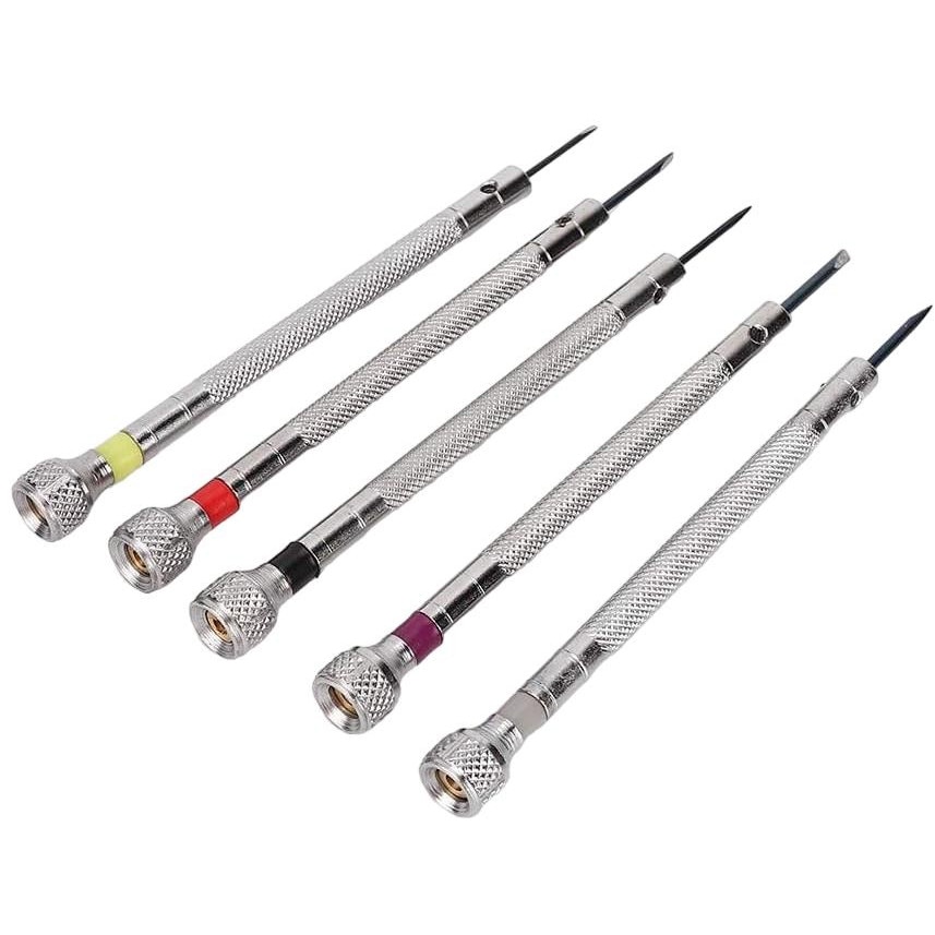 Set 5 Surubelnite pentru ceasuri, Sunmostar, 9cm, 0.8/1/1.2/1.4/1.6mm ...
