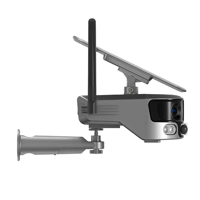 Camera Supraveghere Solara cu Sim Panoramic 4G, 4K, 8MP, ZOOM 4X, Panou ...