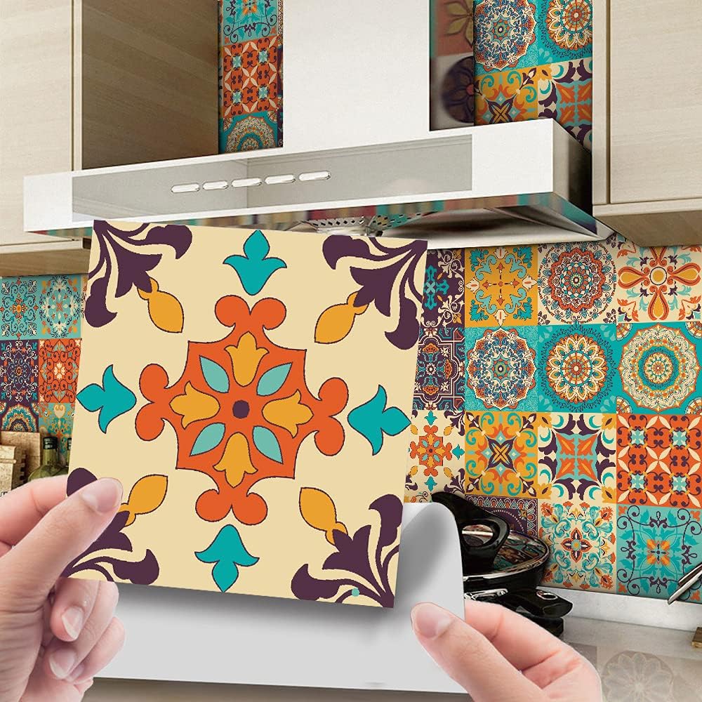 Set 24 sabloane decorative, Sunmostar, Model mandala, 15 x 15 cm, PVC ...