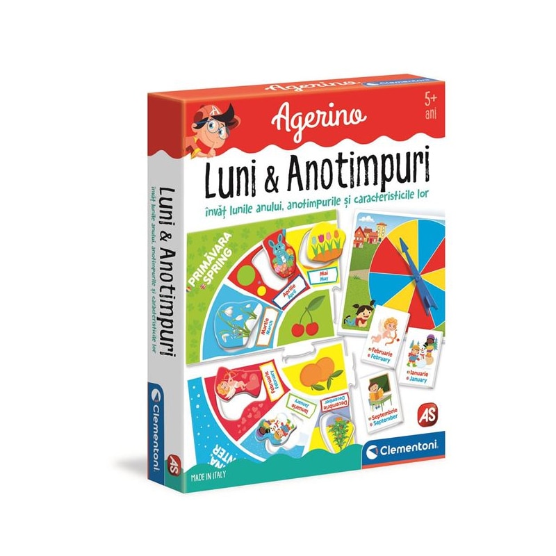Joc educativ pentru copii Anotimpuri si Lunile anului, ATU-083891 - eMAG.ro