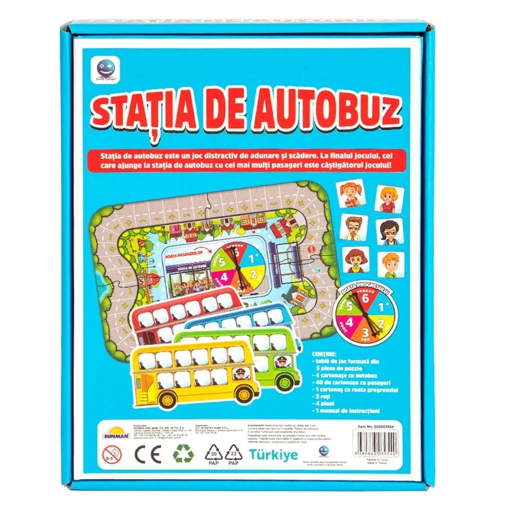 Joc educativ, Smile Games, Statia de Autobuz - eMAG.ro