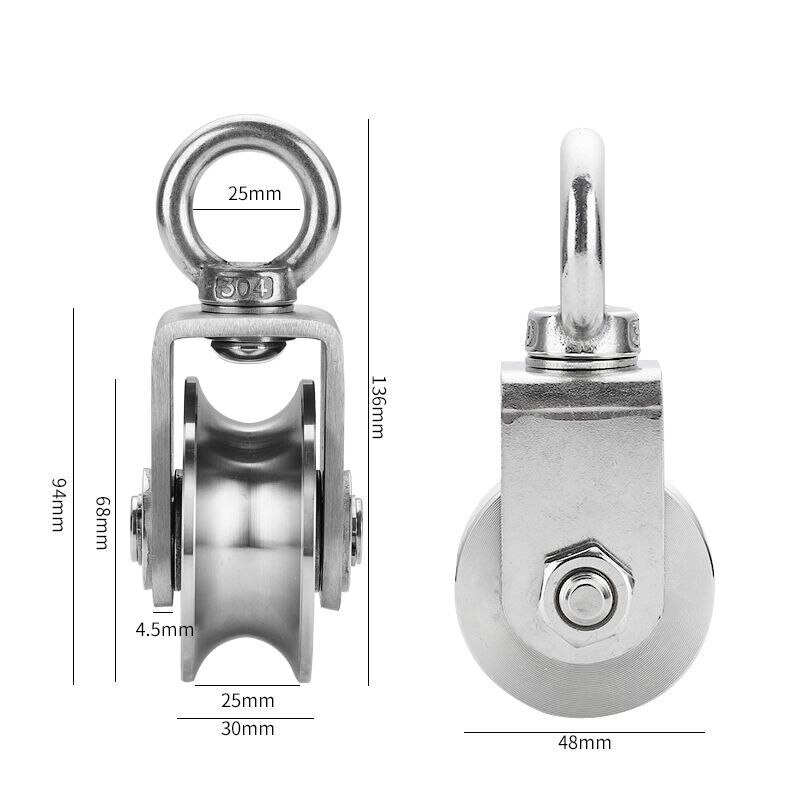 Scripete pivotant, Sunmostar, Inox, Argintiu - eMAG.ro