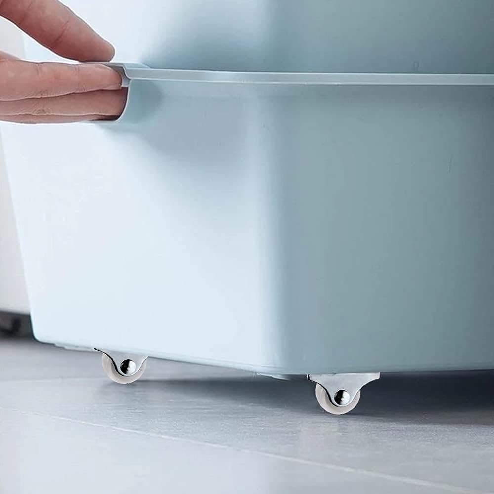 Set 8 rotile mobila, Sunmostar, Metal, Argintiu - eMAG.ro