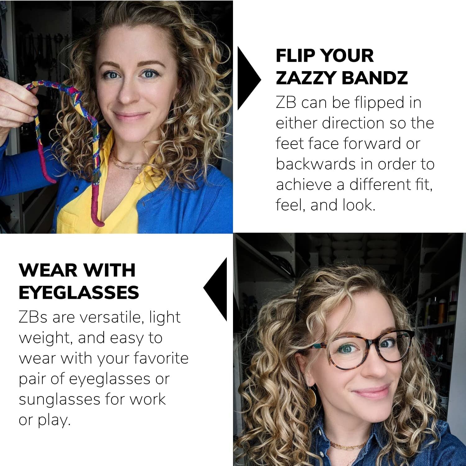 Set 2 bentite de par, MorFansi, Unisex, Plastic, invizibil, Negru - eMAG.ro