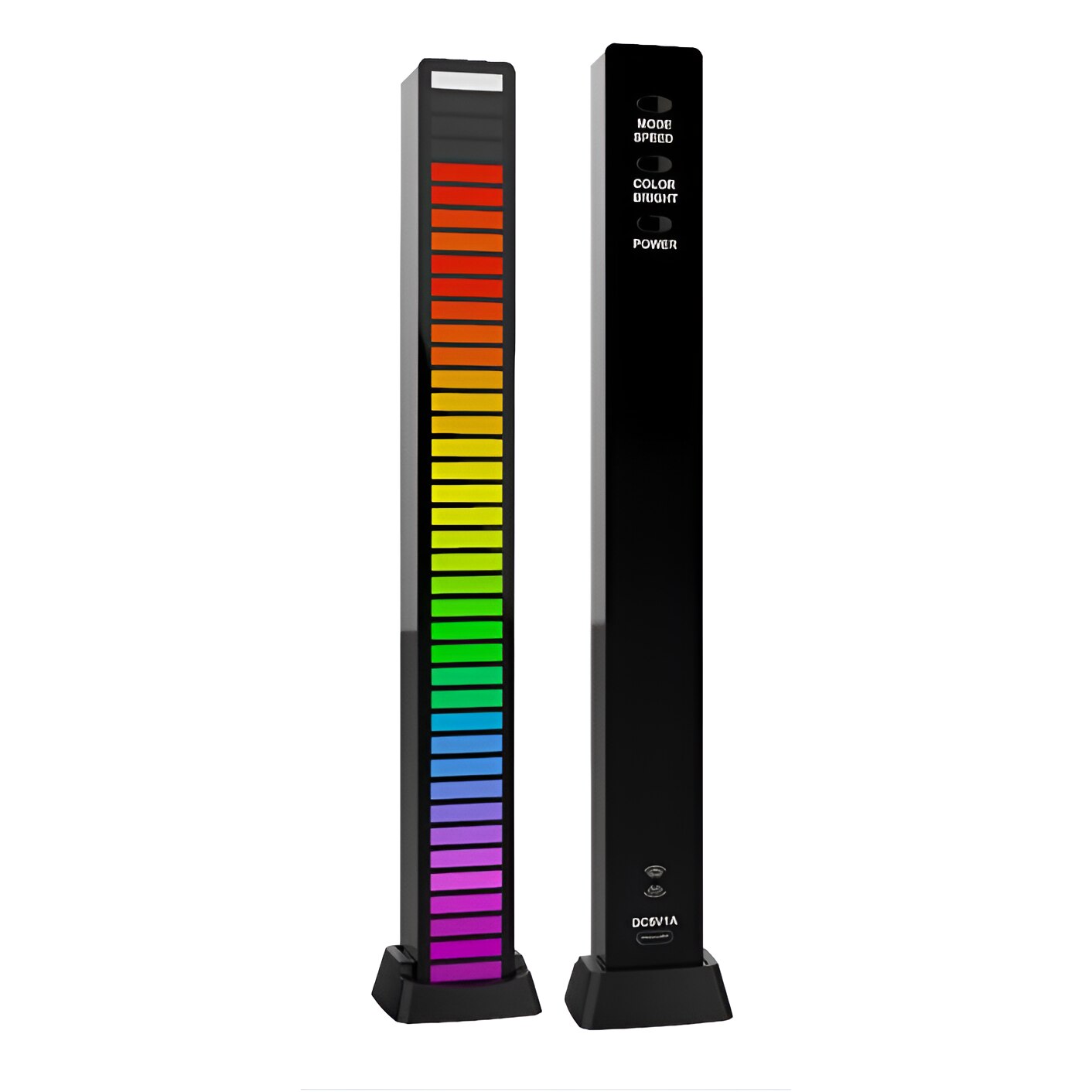 Banda tip lampa LED, activare sunet, aplicatie, RGB, pc gaming, tv ...