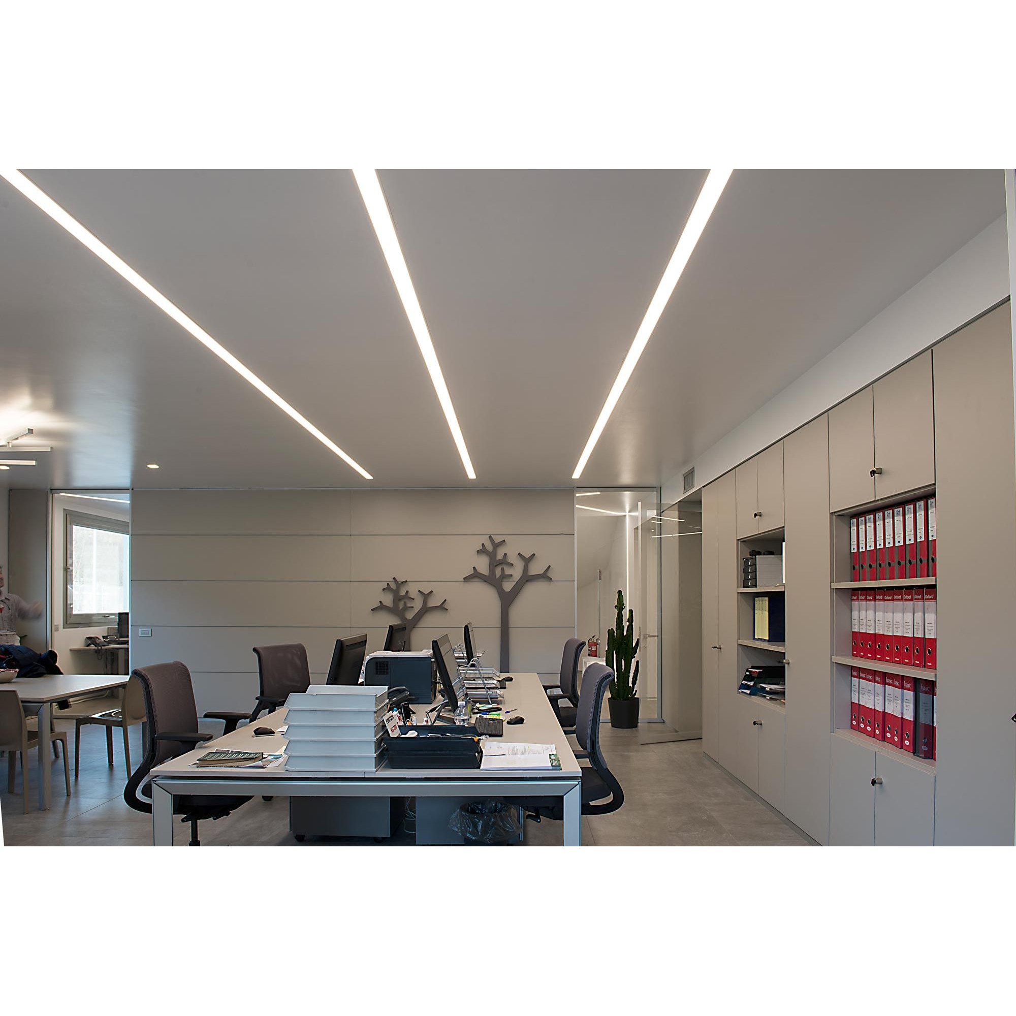 Profil de tavan din aluminiu anodizat, pentru benzi LED, LMX-5035-A ...