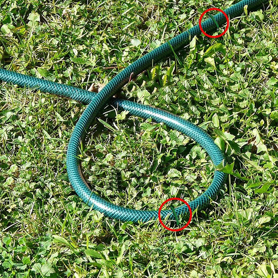 Set 20 tarusi de fixare pentru gradina, QttvbTna, Poliester, 15 x 3 cm ...
