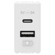 Priza USB tip A+C 1M 5V 3A Gewiss System alb - eMAG.ro
