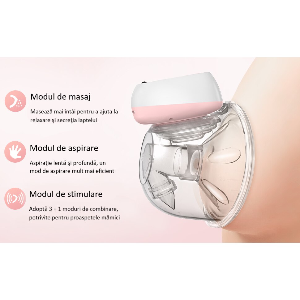 Set 2 Pompe de San Electrice, Saggify™, 12 nivele de masaj, 12 nivele suctiune si 6 nivele ...