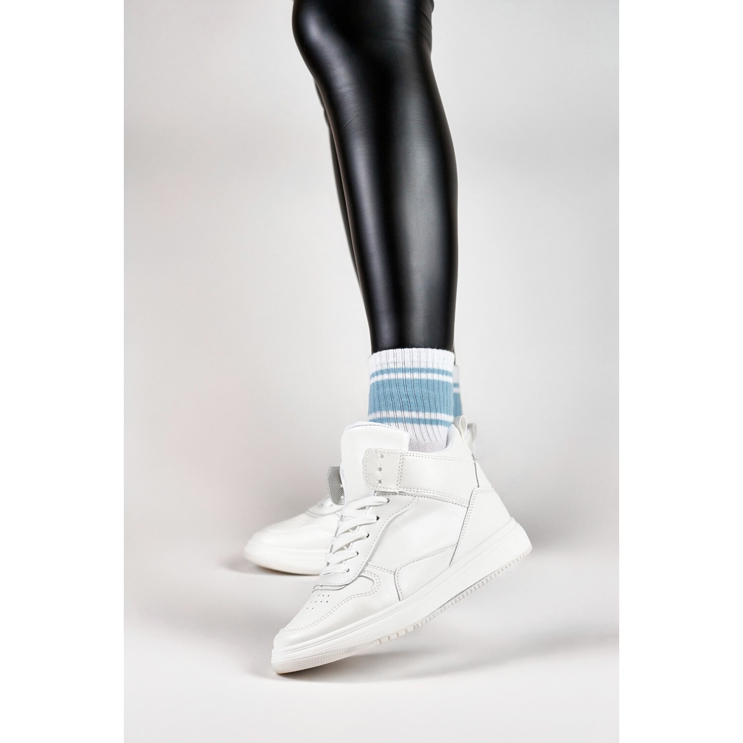 Adidasi dama, piele, alb, 36 - eMAG.ro