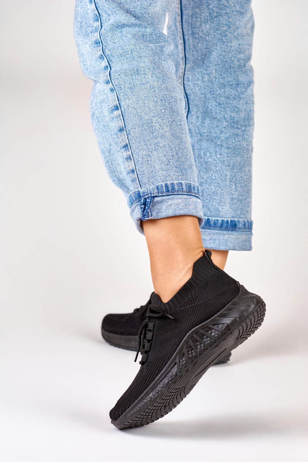 Дамски маратонки за тенис, синтетични, черни, 36 - eMAG.bg