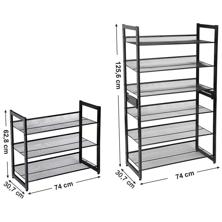 Pantofar Industrial din Metal cu 3 Rafturi Ideal pentru Incaltaminte ...