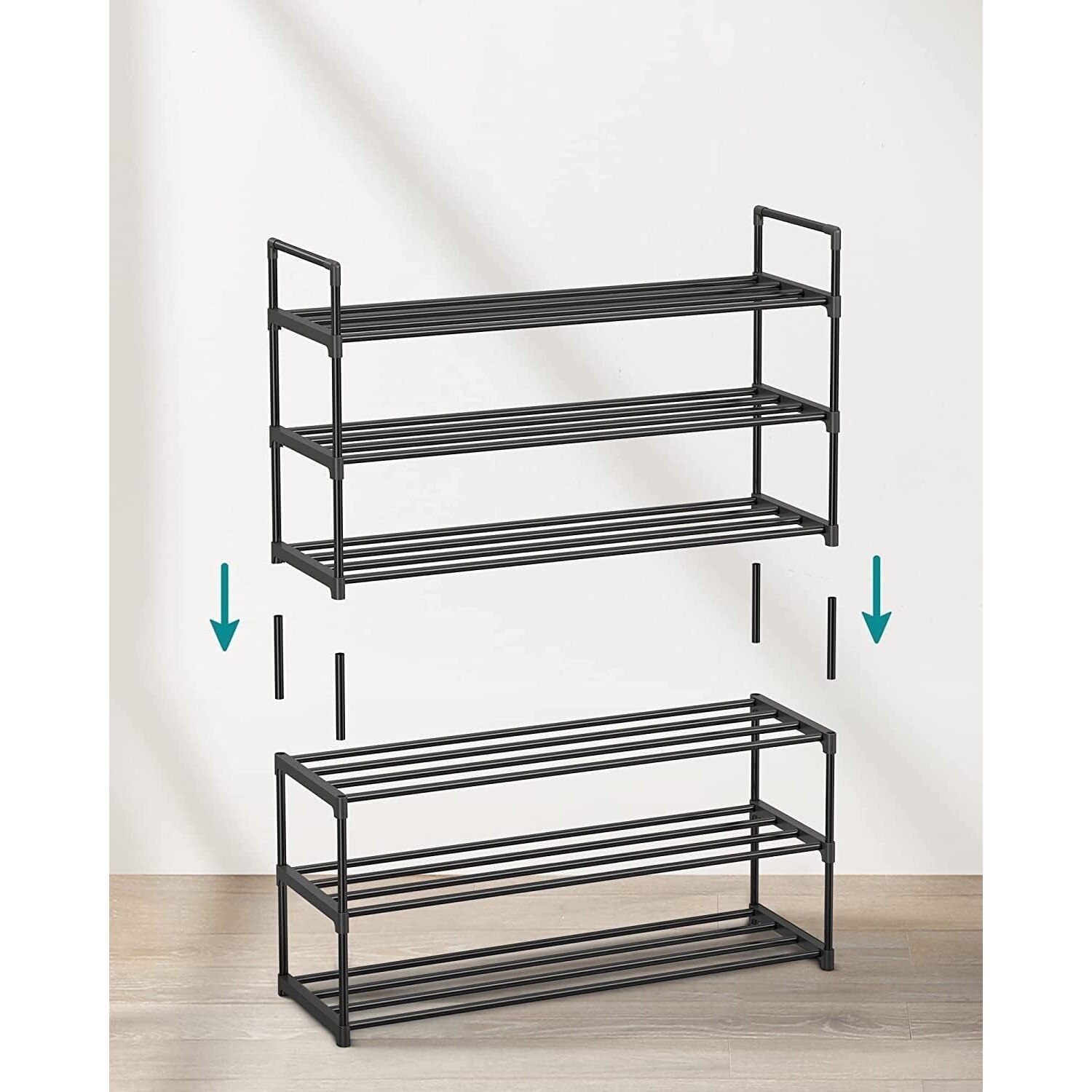 Pantofar din Metal cu 3 Rafturi Ideal pentru Incaltaminte, Economic ...