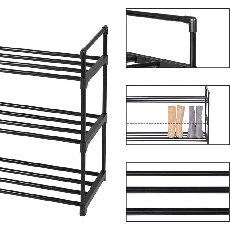 Pantofar din Metal cu 3 Rafturi Ideal pentru Incaltaminte, Economic ...