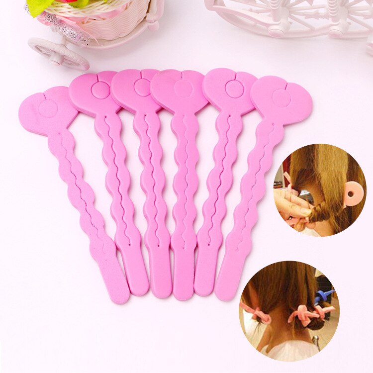 Set 18 Bigudiuri de par, Sunmostar, spuma, roz - eMAG.ro