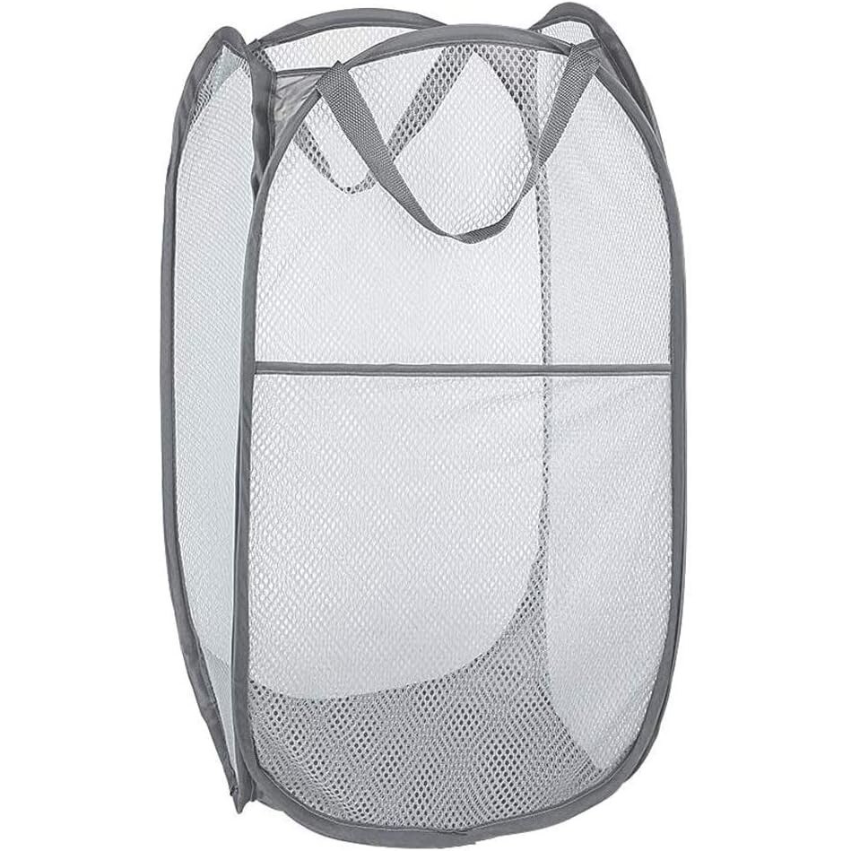 Cos de rufe pliabil, Sunmostar, Poliester, 77l, Gri - eMAG.ro