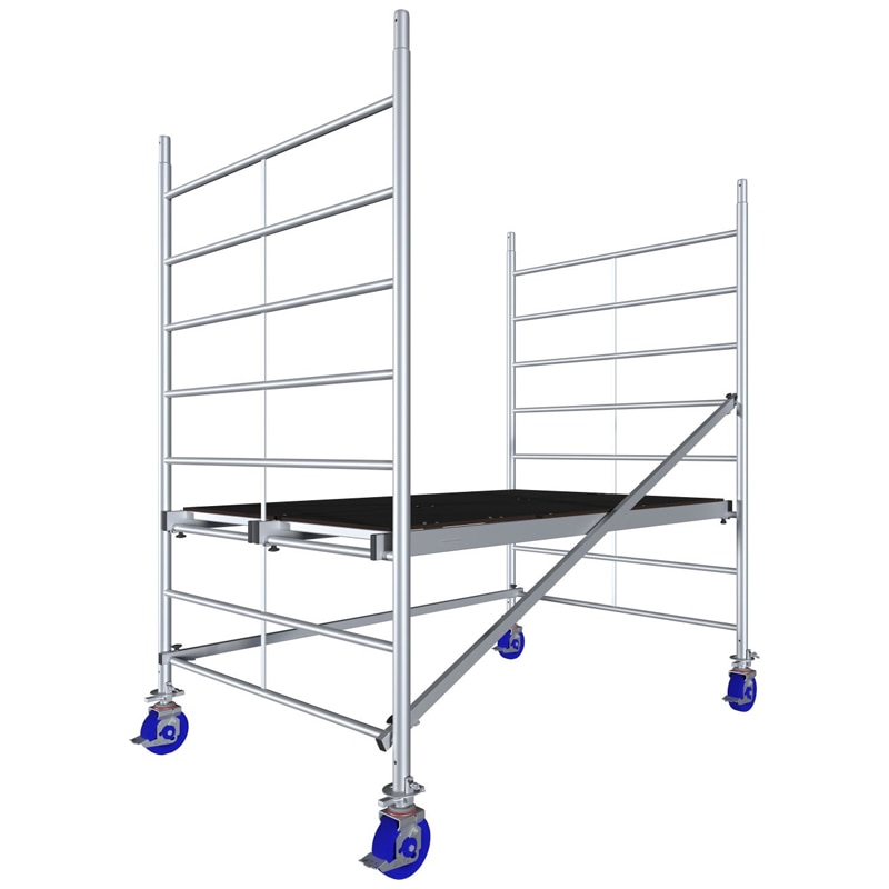 Schela mobila KRAUSE Protec XXL, 1.2 x 2m, aluminiu, inaltime lucru 2 ...