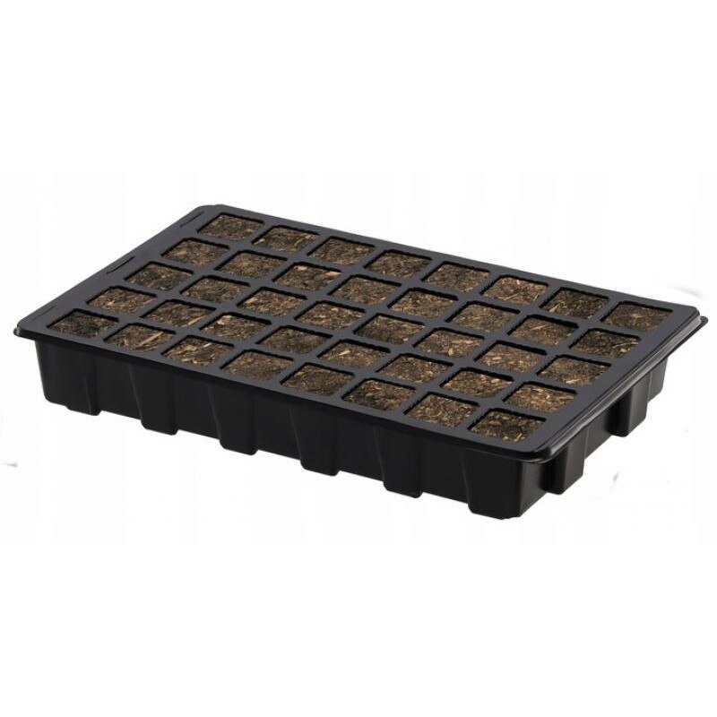 Germinator seminte cu 40 de camere, Kadax, Plastic, 38 x 24 cm, Negru ...