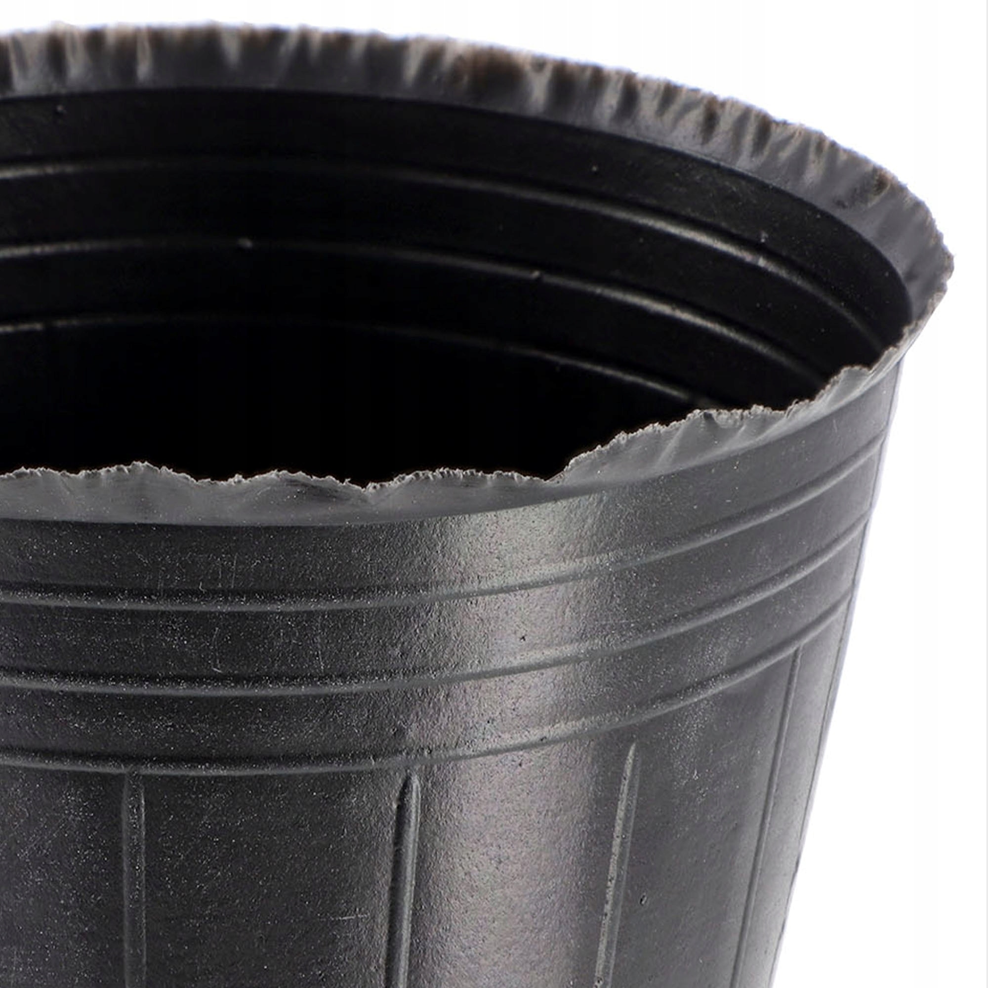 Set 200 ghivece de productie pentru rasaduri, Plastic, Negru, 6+9,5 cm ...