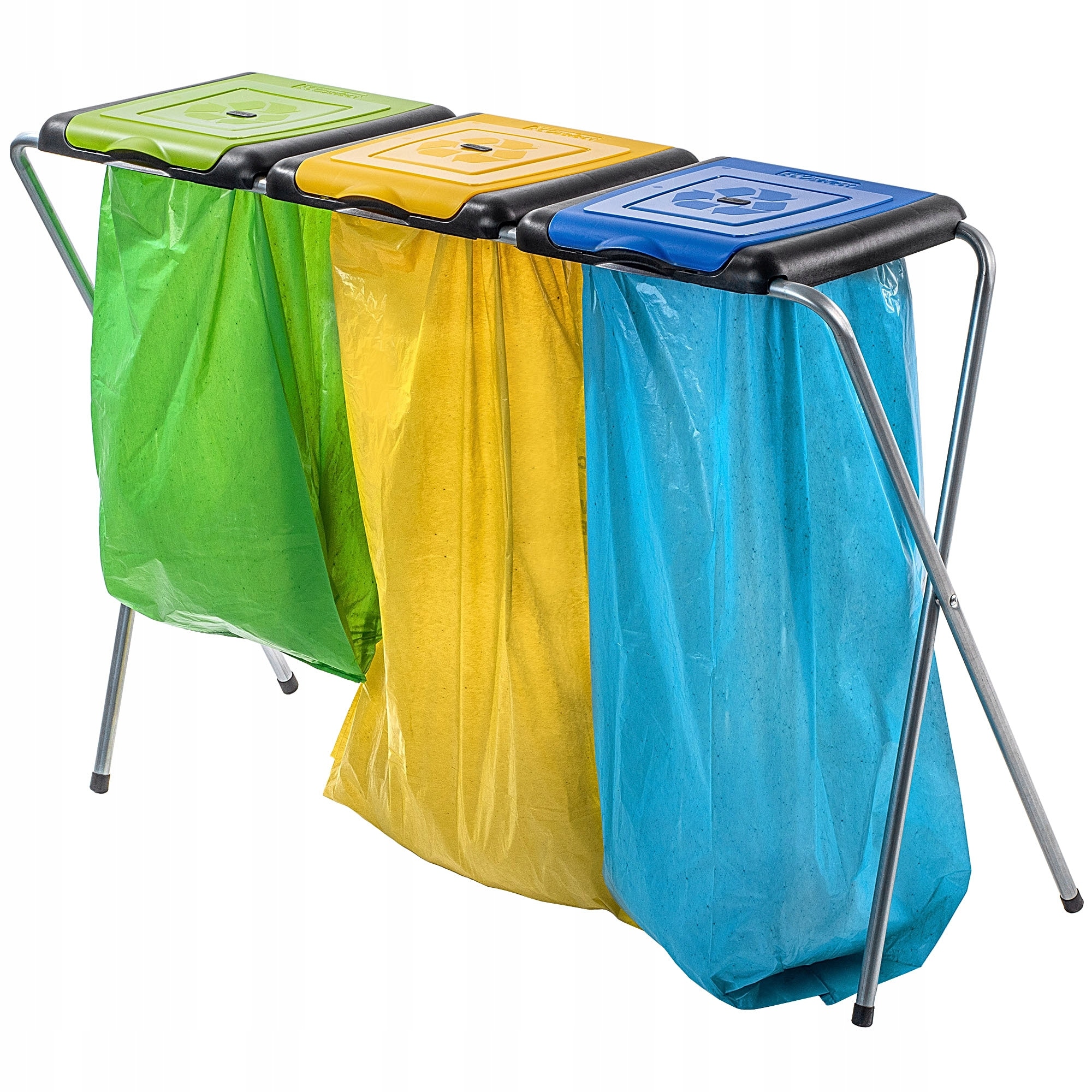 Suport pentru saci de gunoi, Kadax, + cadru de gunoi, plastic/otel ...