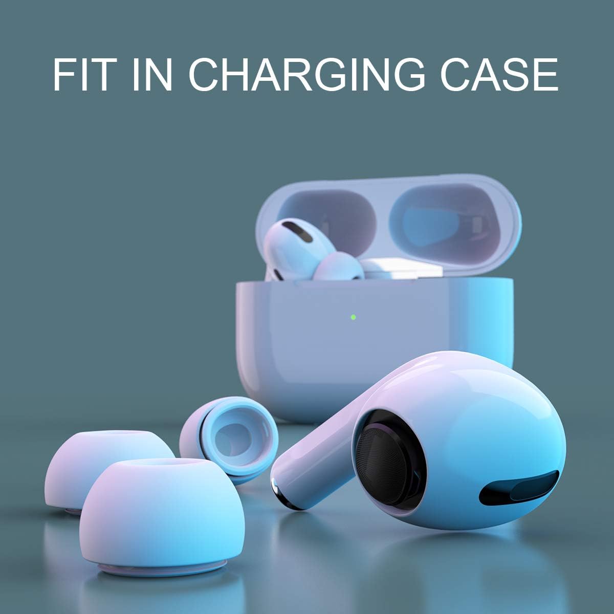 Set 4 perechi de dopuri din silicon pentru casti AirPods Pro ...