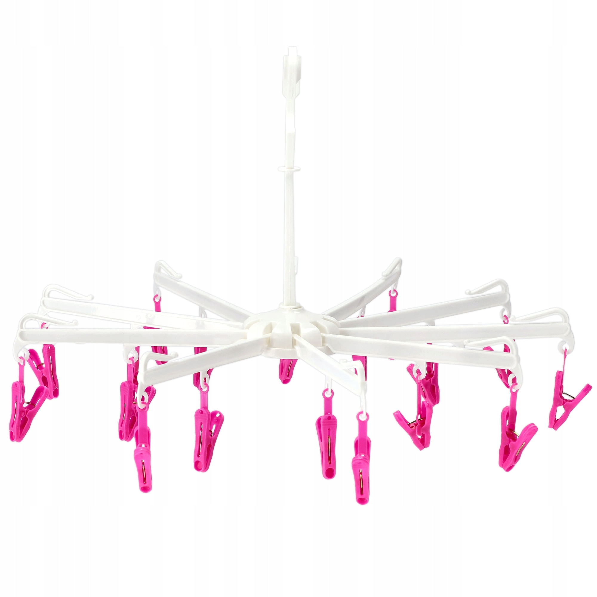 Uscator de rufe cu 20 de cleme, Ravi, Plastic, Alb - eMAG.ro