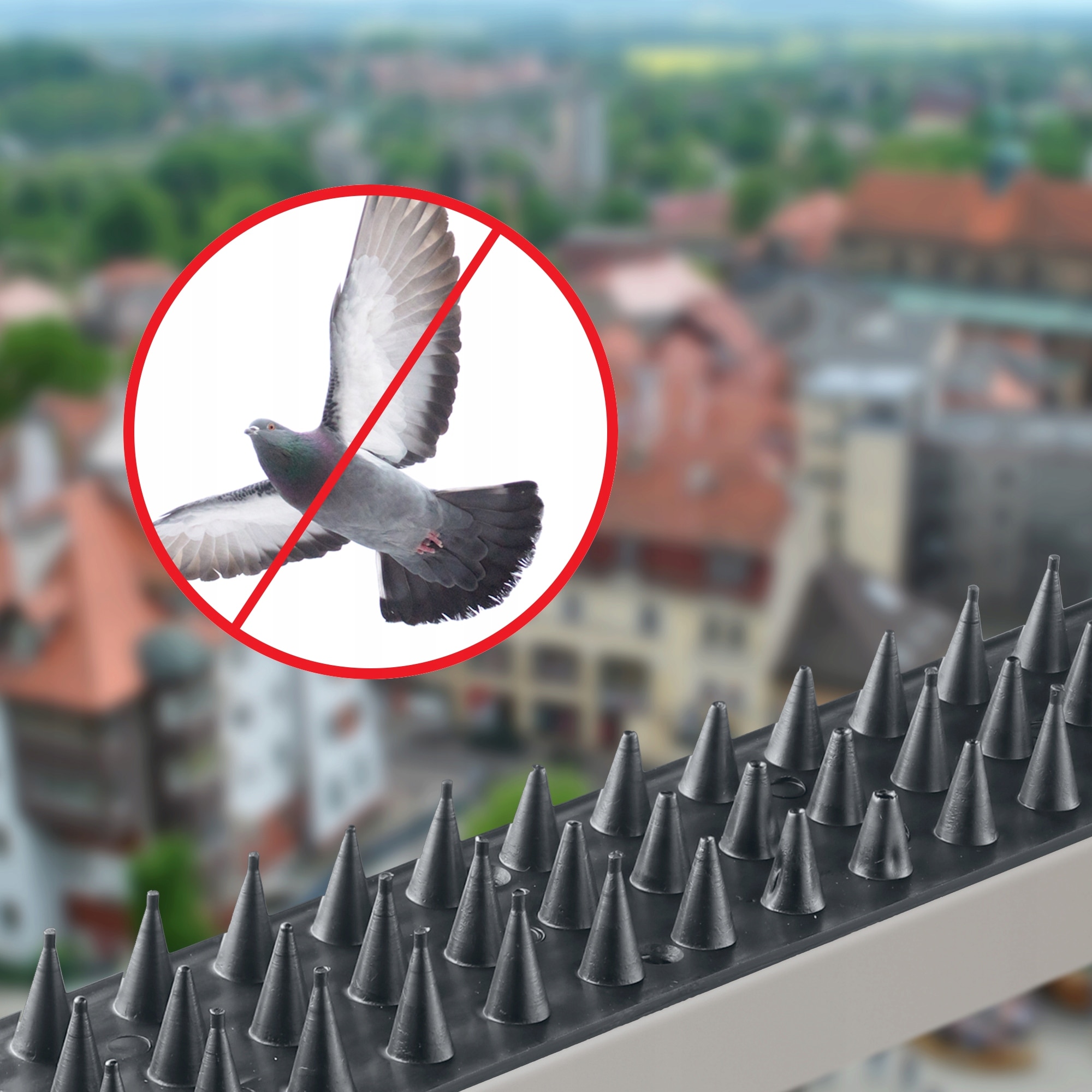 Set 10 tepi pentru pasari/animale, Plastic, Gri, 5 m - eMAG.ro