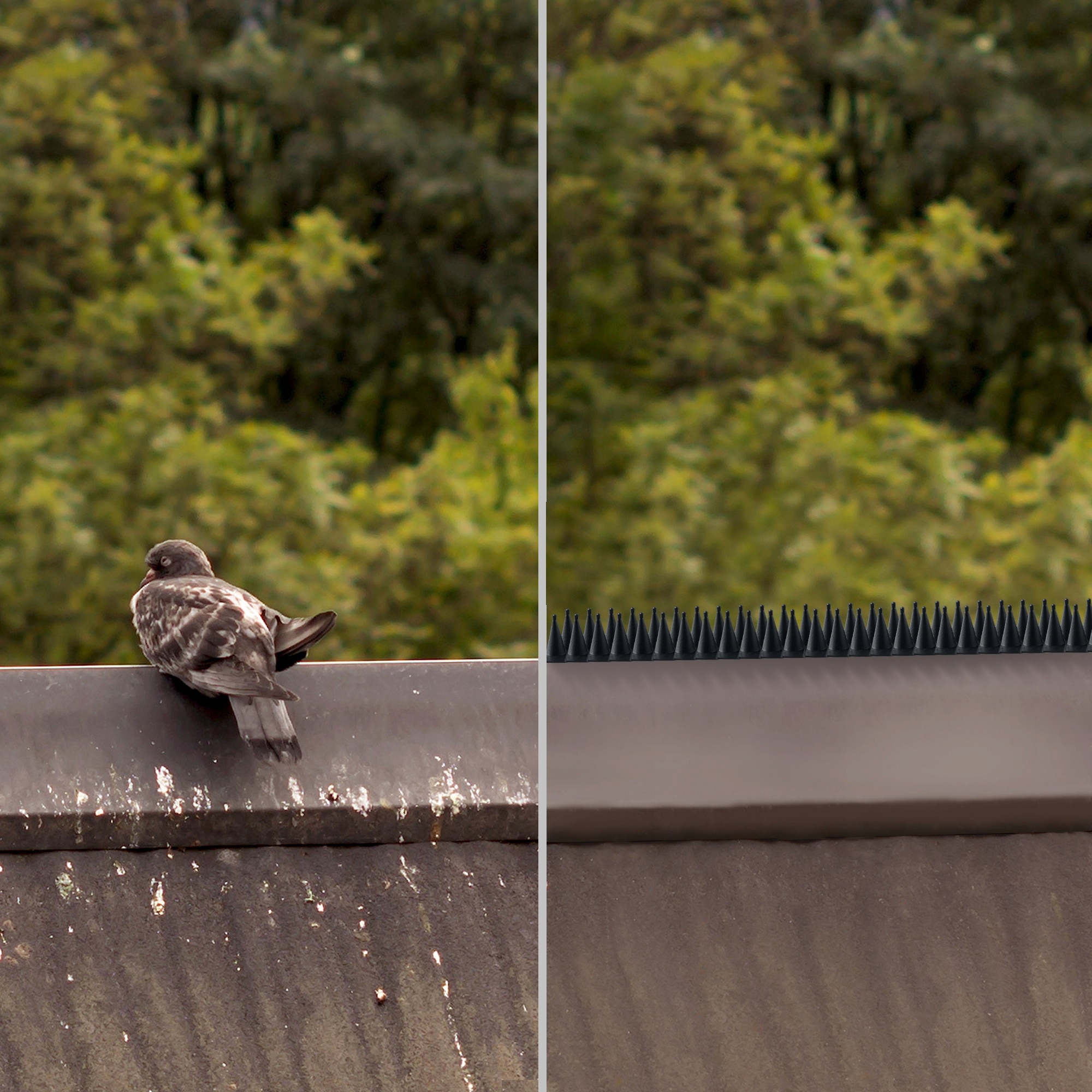 Set 10 tepi pentru pasari/animale, Plastic, Gri, 5 m - eMAG.ro