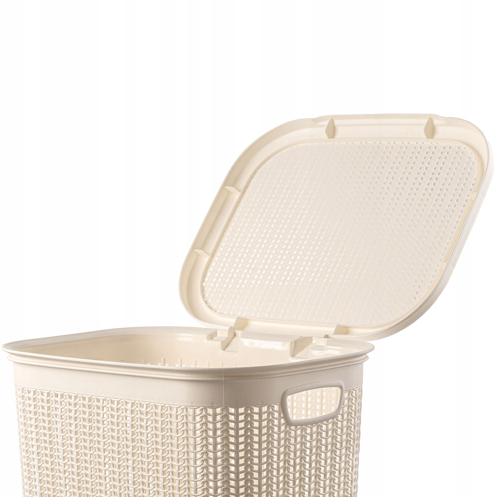 Cos rufe cu capac, KADAX, 50 l, Crem - eMAG.ro