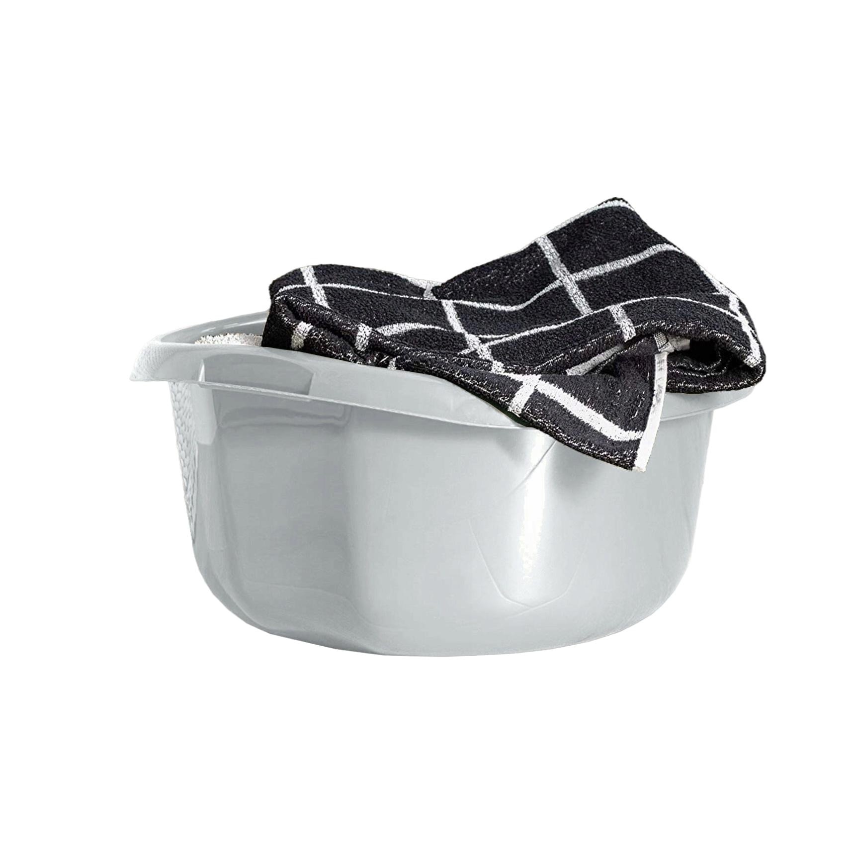 Lighean cu maner, KADAX, Plastic, 20L, Gri - eMAG.ro