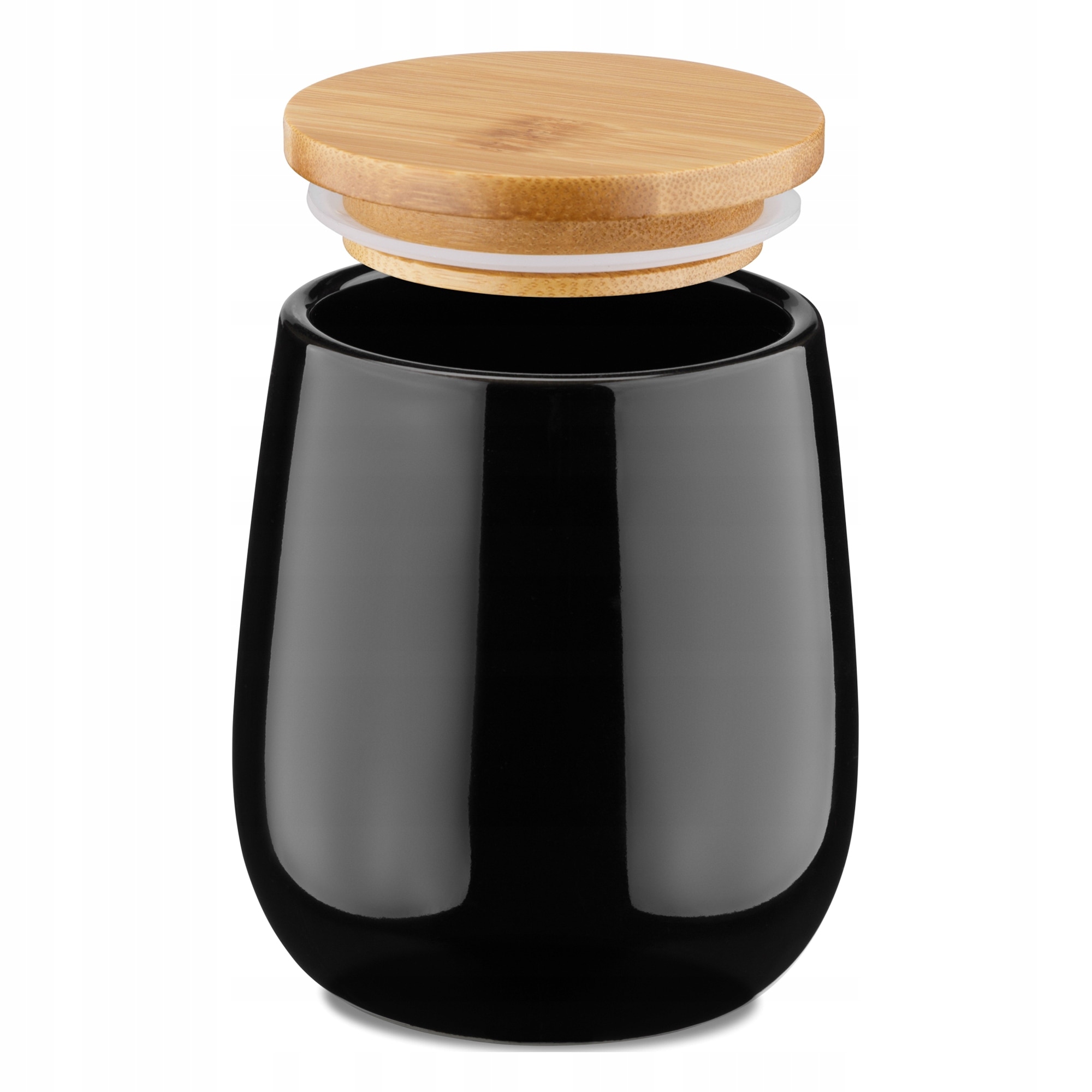 Recipient baie, Kadax, Ceramica, Negru - eMAG.ro