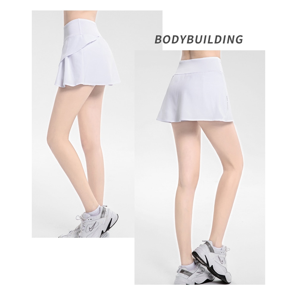 Fusta sport dama, Cozevdnt, Poliester, Alb, XL - eMAG.ro