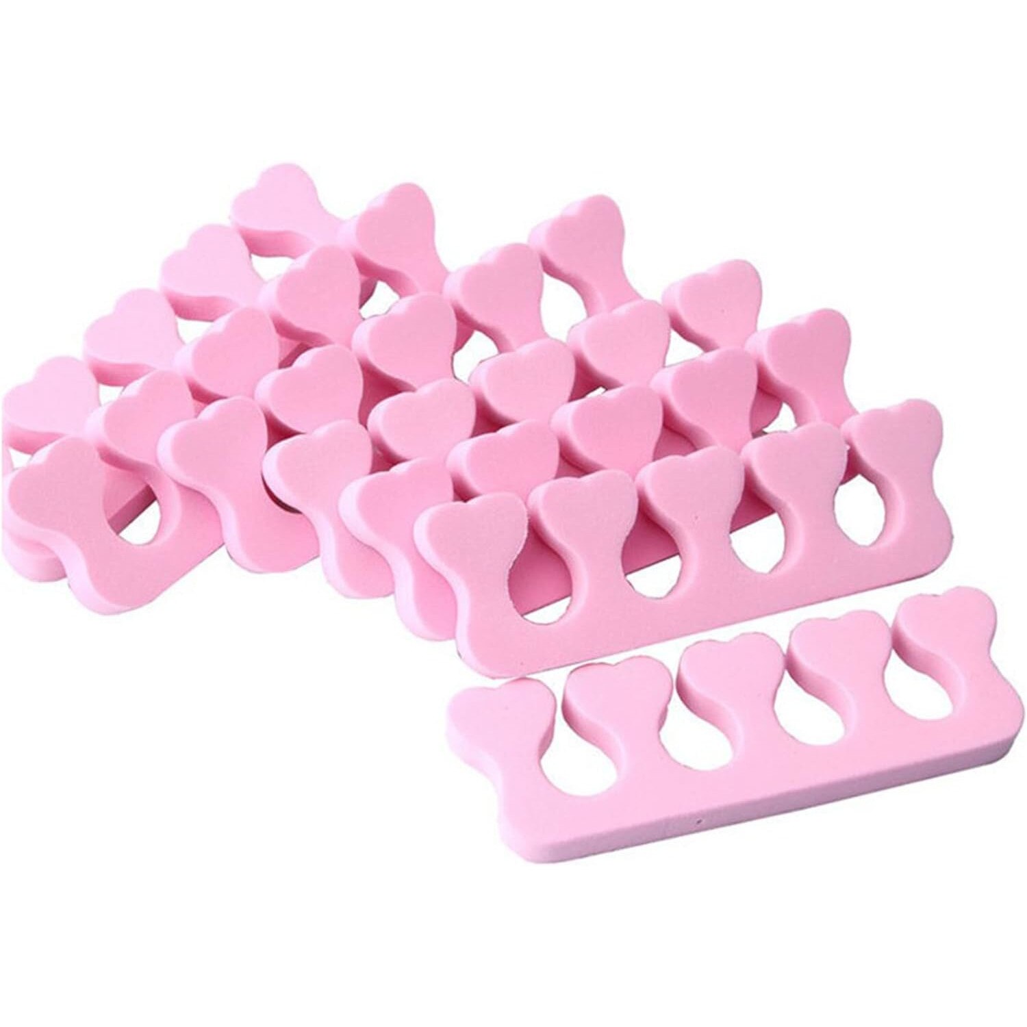 Set 50 x Separator de degete, Sunmostar, Burete spuma, Roz - eMAG.ro