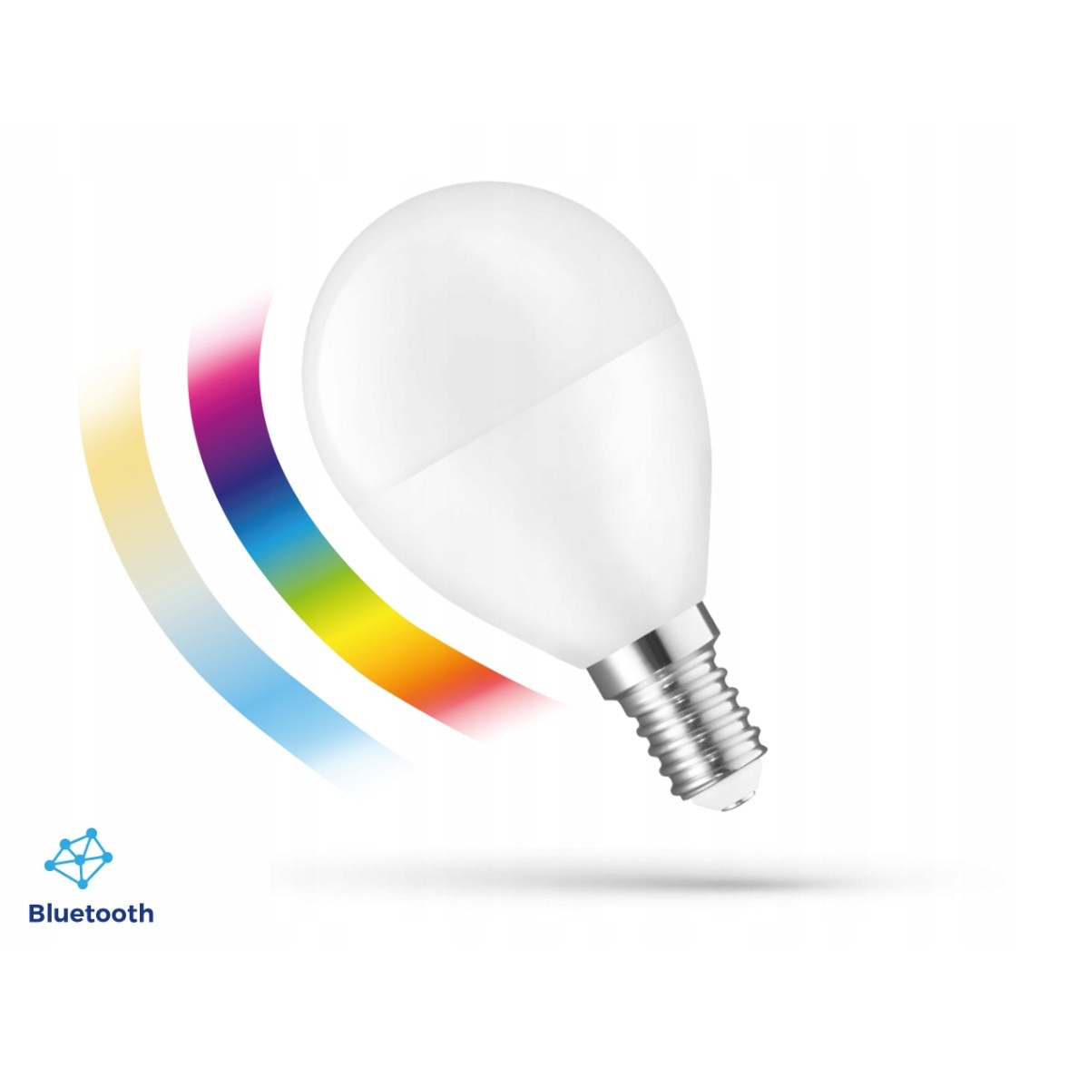 Смарт крушка, Spectrum, Bluetooth, LED, E14, 4,9 W, бяла - eMAG.bg