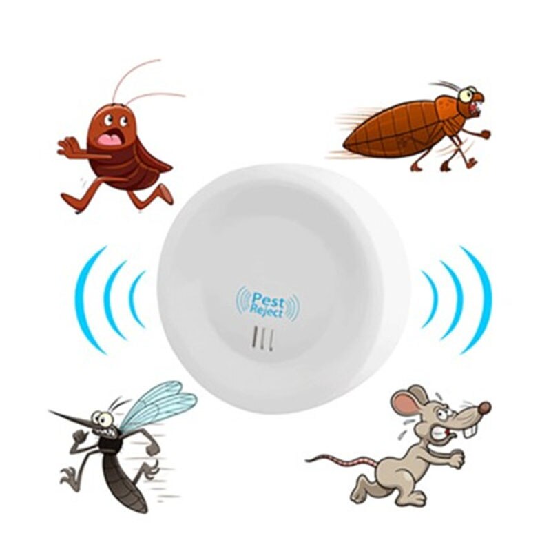 Repelent cu ultrasunete pentru daunatori Sunmostar, Alb - eMAG.ro