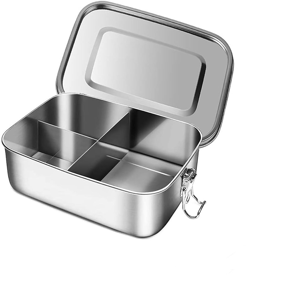 Cutie de pranz, ComResi, Otel inoxidabil, Argintiu - eMAG.ro